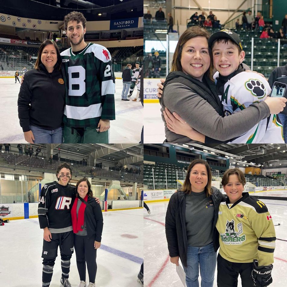 Nancy Funk honoured as Winnipeg Jets' and Portage's community hero ...