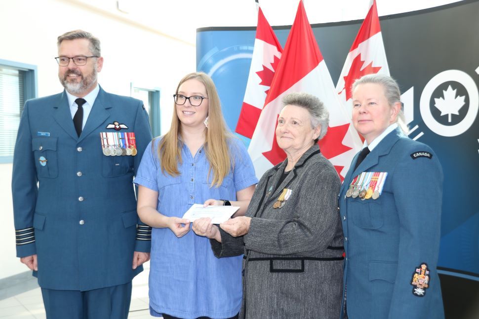 Cpl Benson receives Lois Boyle award at 15 Wing - DiscoverMooseJaw.com ...