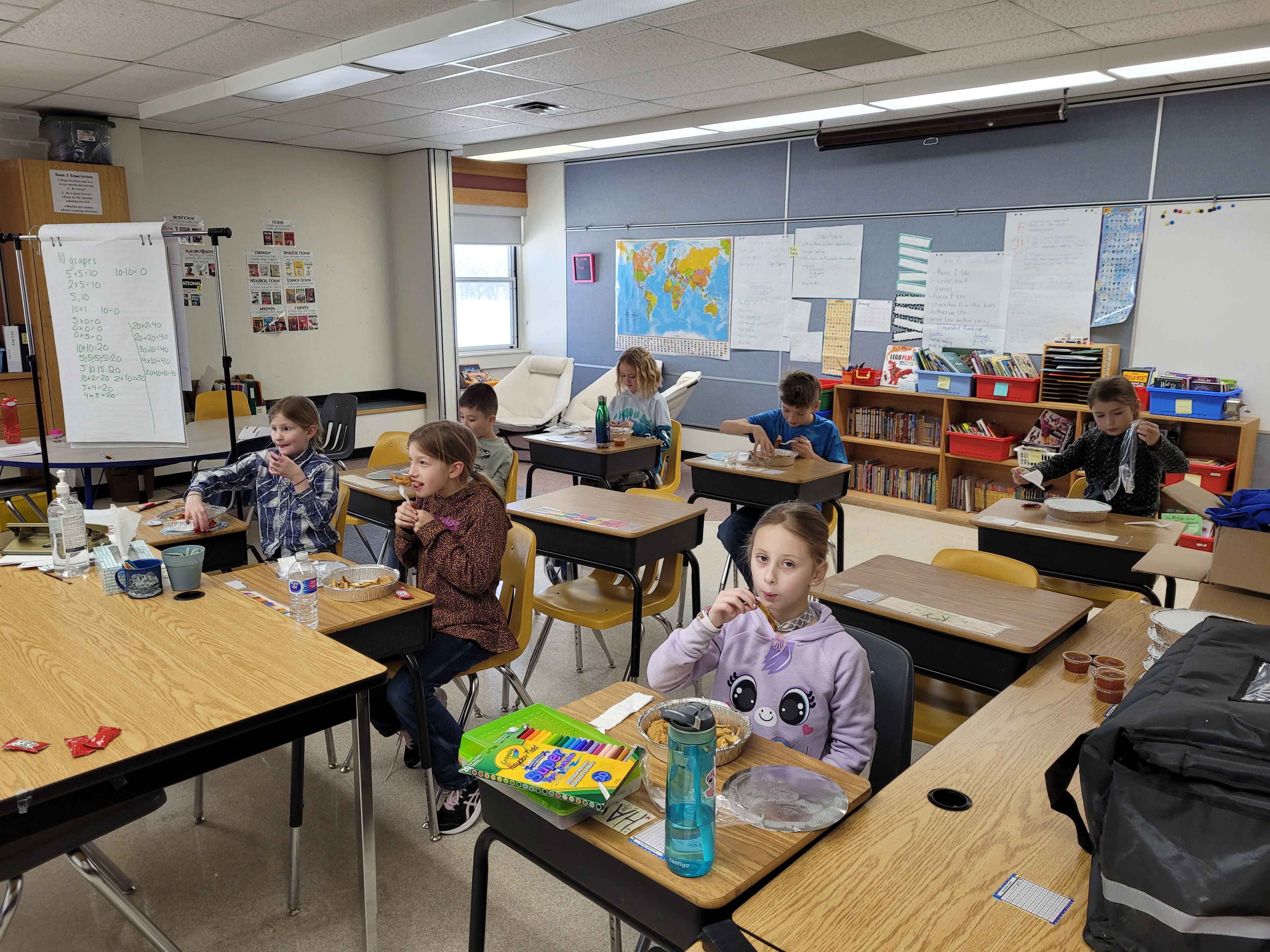 A Classroom of the Month visit with the Grade 3-5 class at Stewart ...