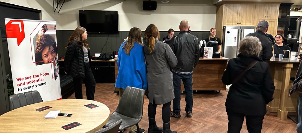 Residents check out new drop-in during YFC Blumenort’s grand opening ...