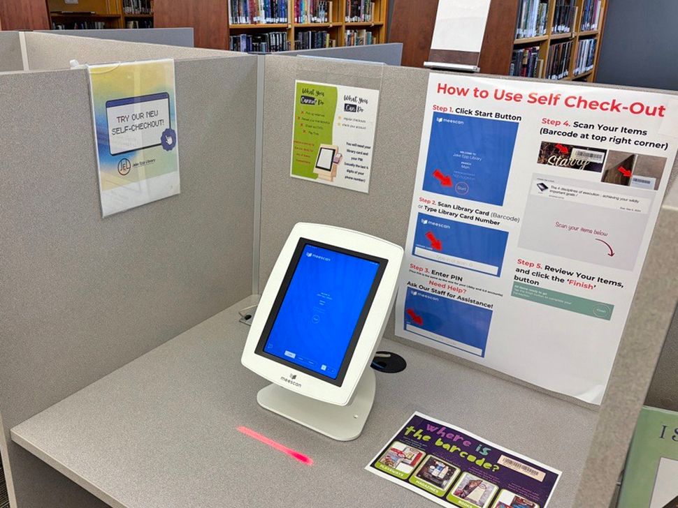 Jake Epp Library boasts new self-checkout machine - SteinbachOnline.com ...