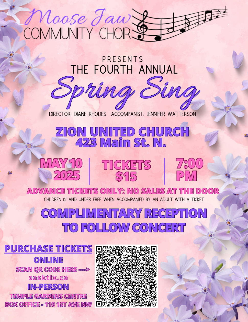 Spring Sing concert by Moose Jaw Community Choir returns for fourth ...