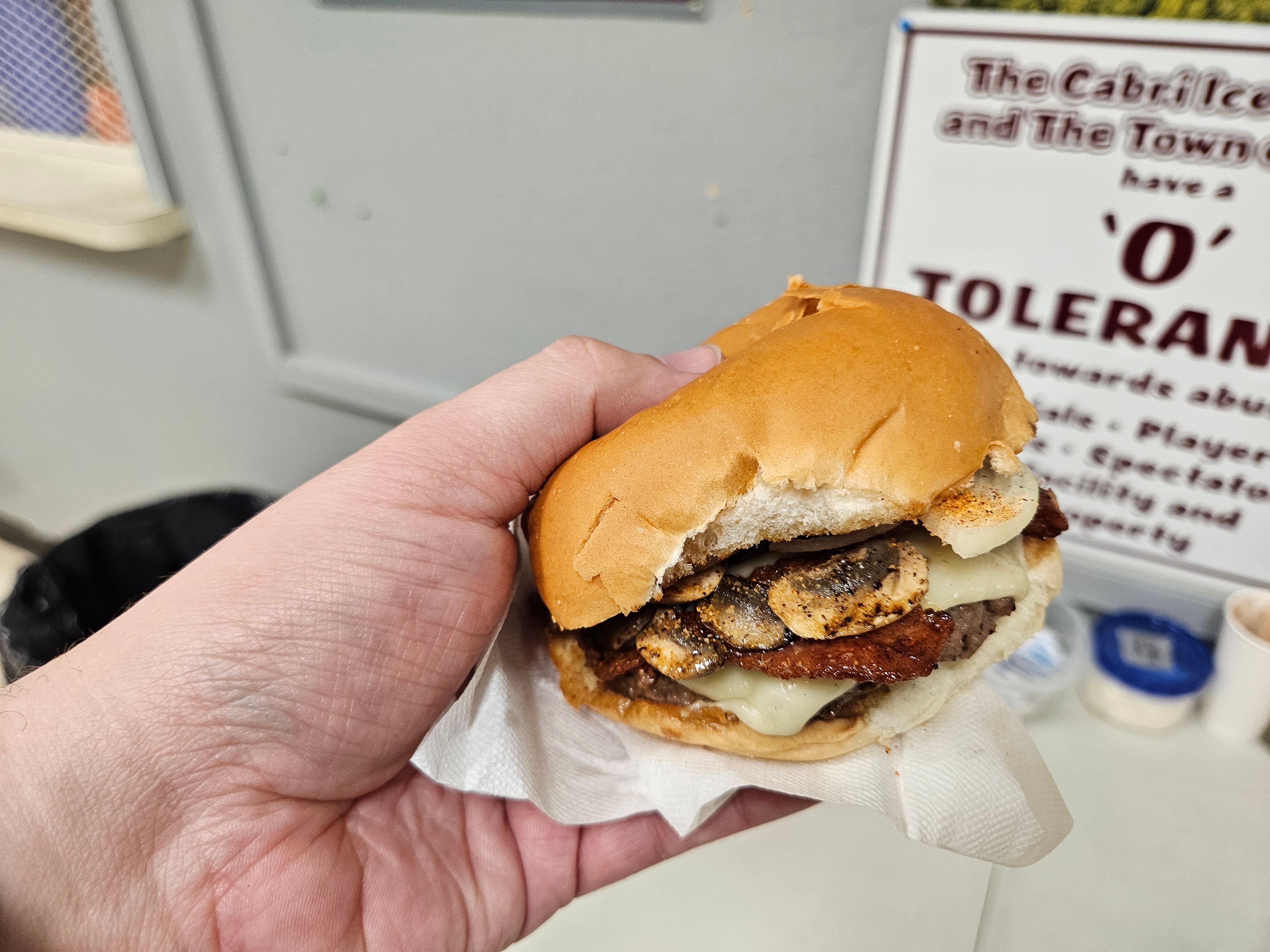 Can Cabri's "Billy Burger" take the rink burger title ...