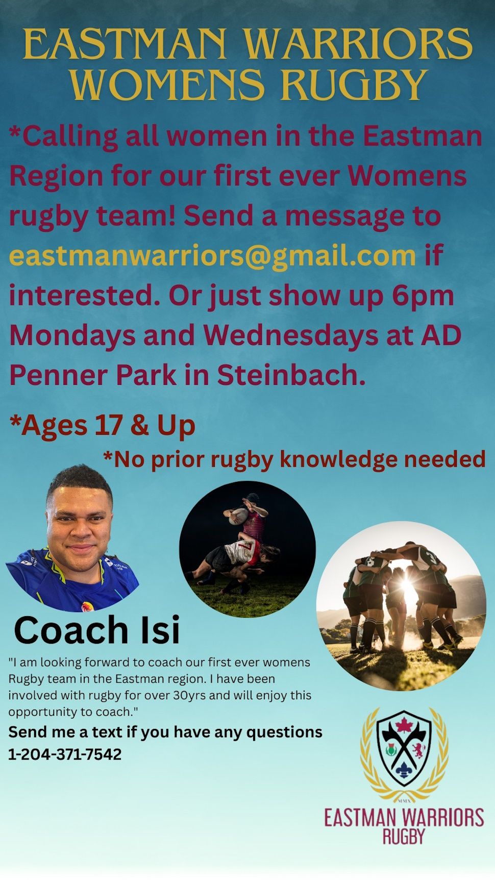 Eastman Warriors provide more rugby opportunities for women ...