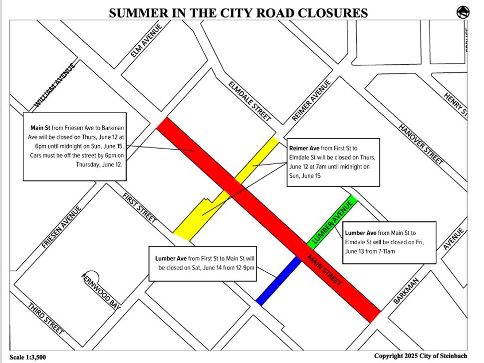 Summer In The City street closures begin Thursday morning ...