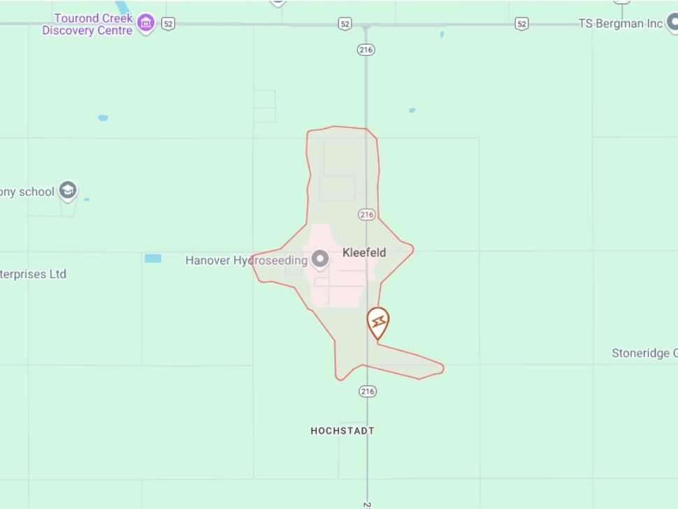 *UPDATE* Power back on for 810 Manitoba Hydro customers in Kleefeld ...