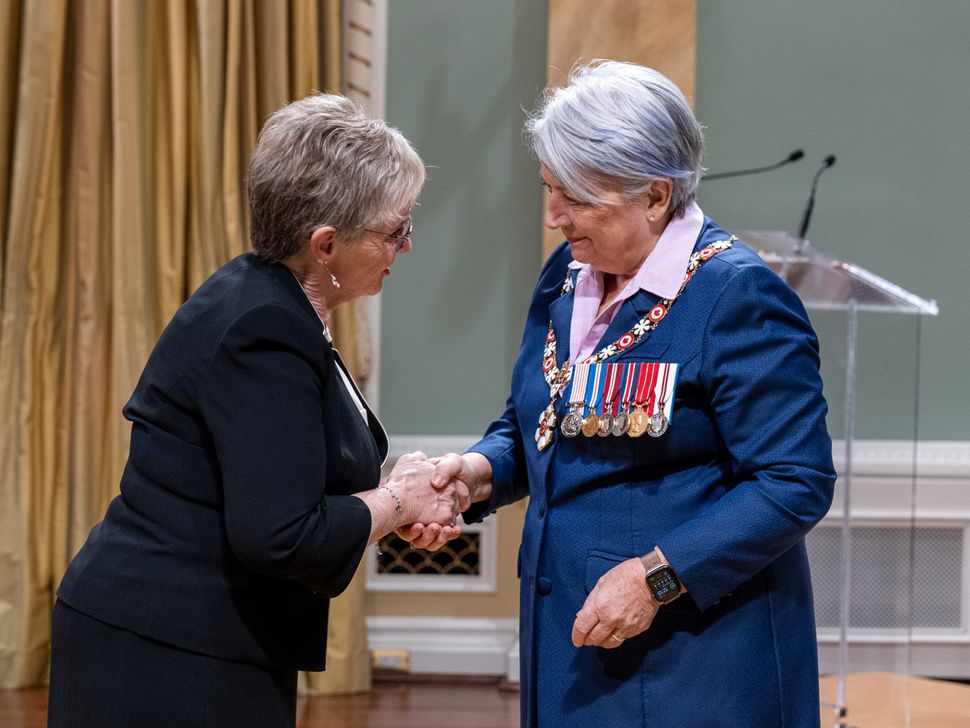 Steinbach’s Joy Neufeld honoured with national service medal in Ottawa ...