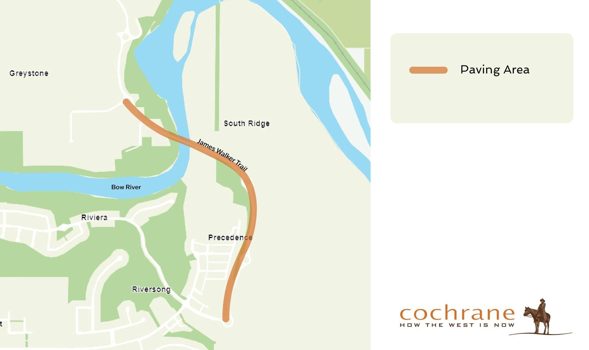 Paving begins near the Jack Tennant Memorial Bridge - CochraneNow ...