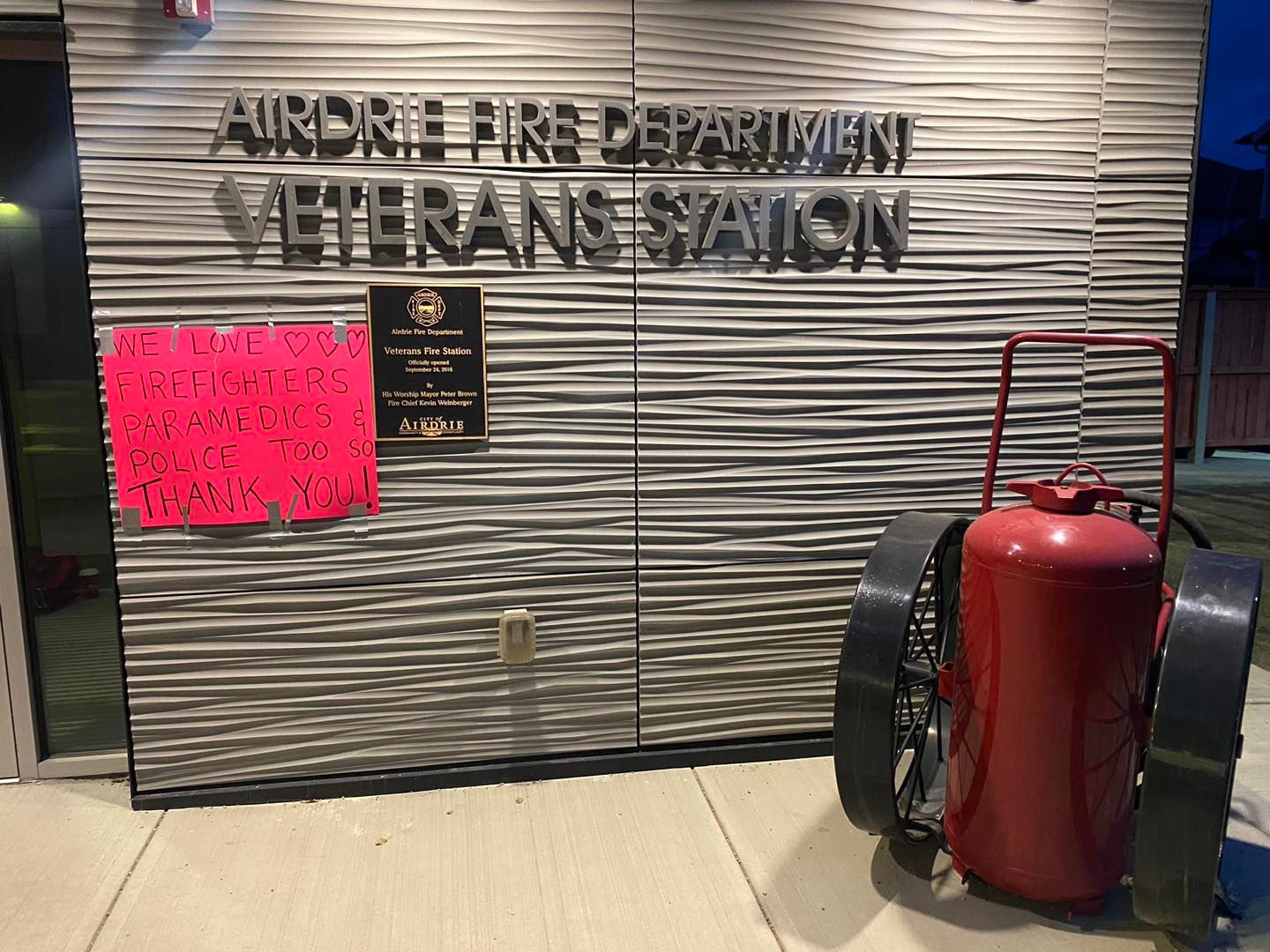 Airdrie first responders humbled by surprise - DiscoverAirdrie.com ...