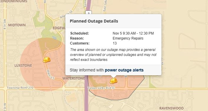 Planned power outages scheduled in parts of Airdrie - DiscoverAirdrie ...