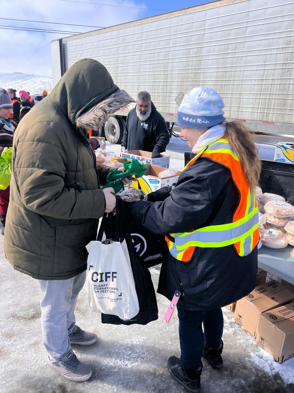 WATCH: Free food provided to Airdronians over the weekend ...