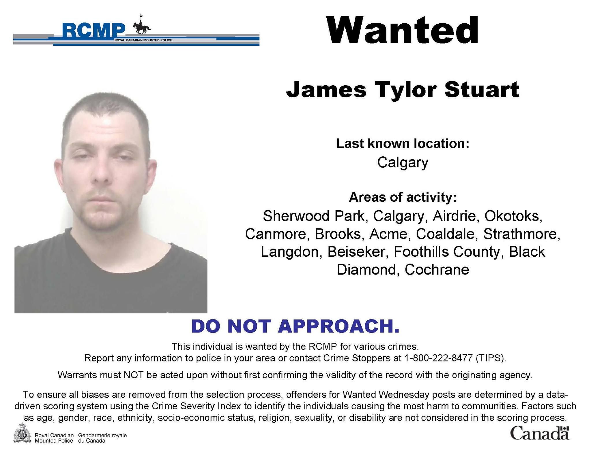 RCMP continues search for man with ties to Airdrie in Wanted Wednesday ...