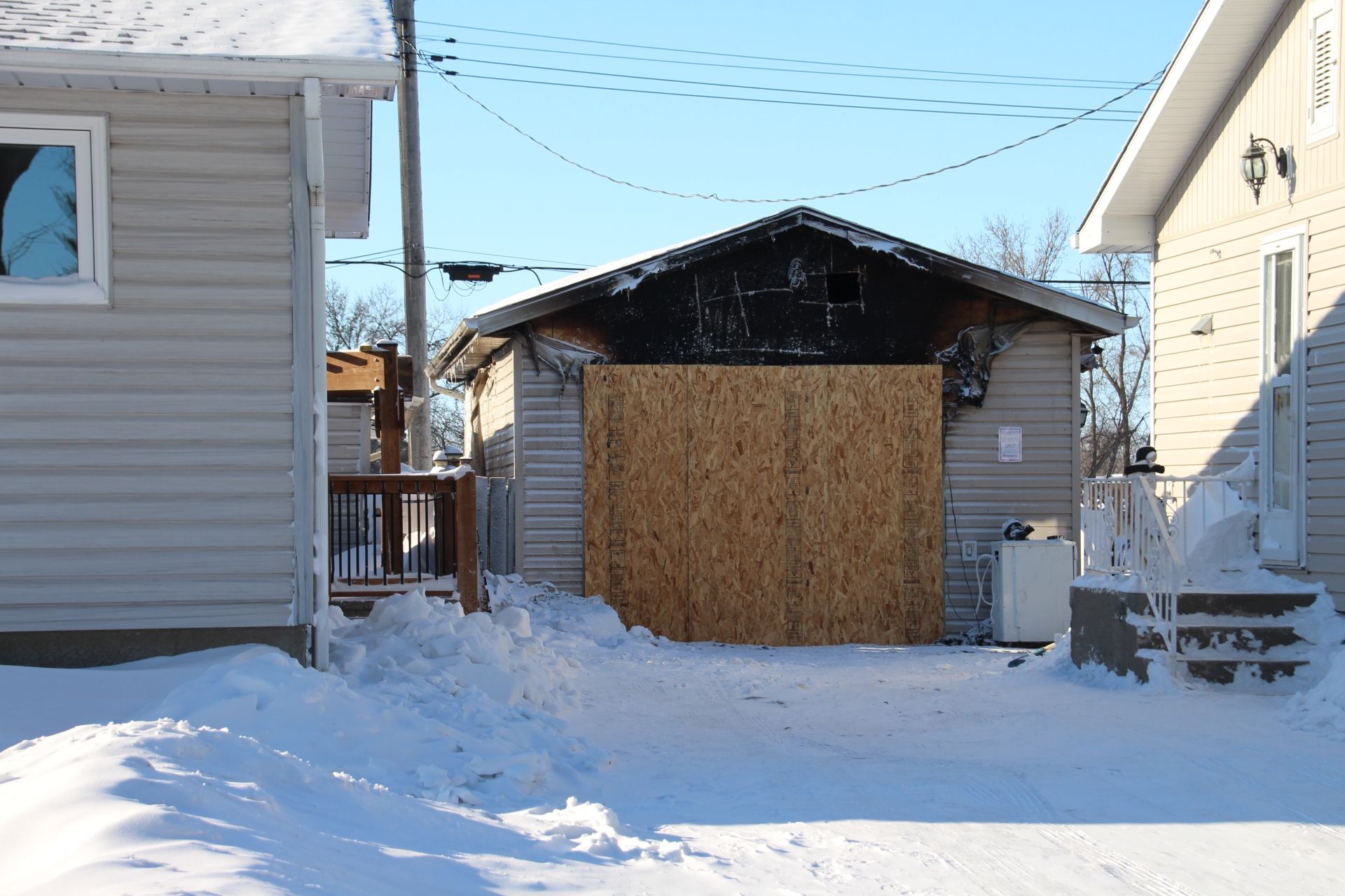 Garage fire in Portage la Prairie north end contained by firefighters ...