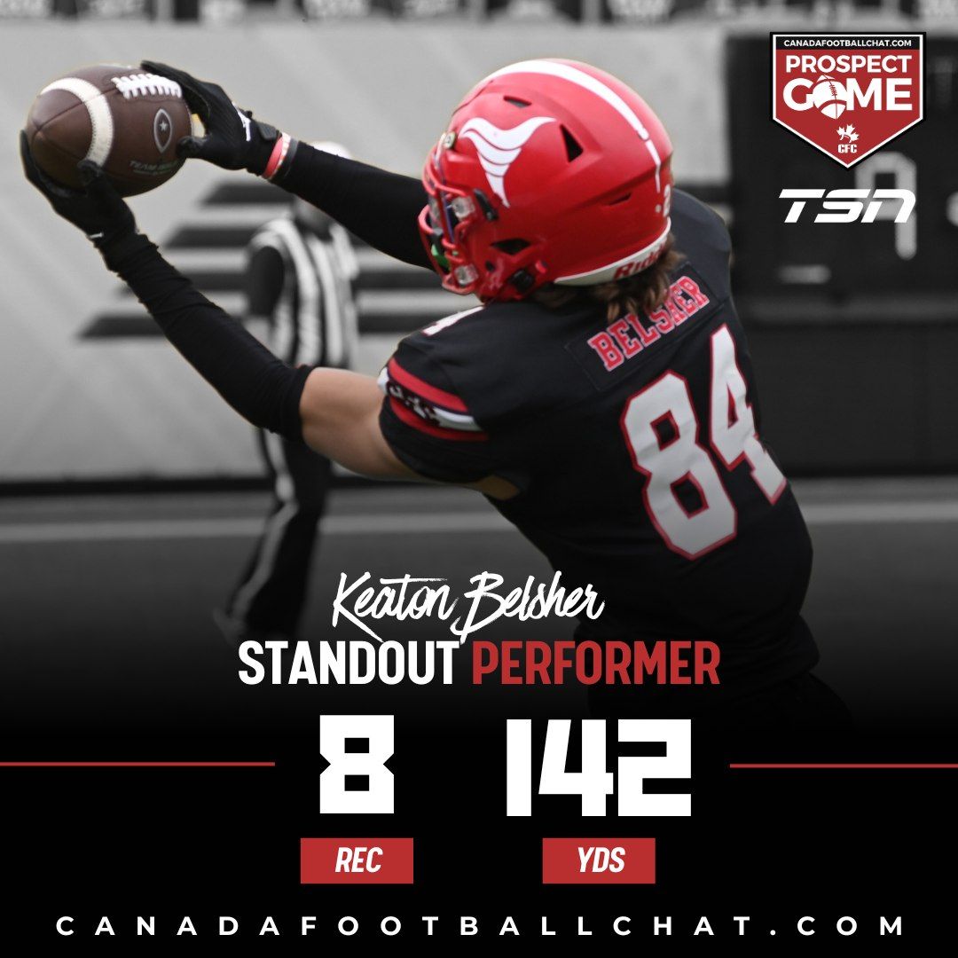 Keaton Belsher shines at CFC Prospect Game - DiscoverMooseJaw.com ...