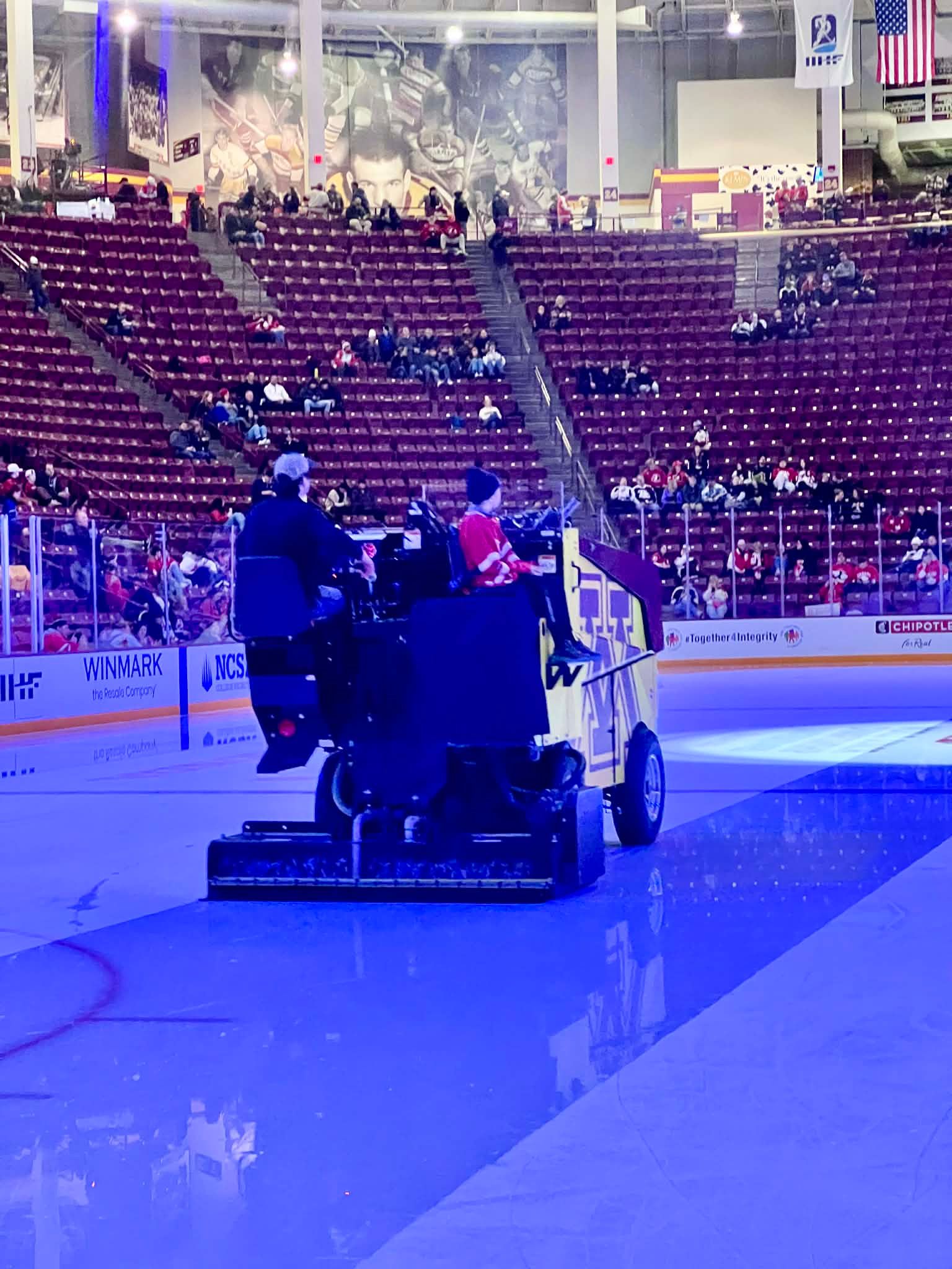 Portage and surrounding area residents take in the action at 2026 World ...