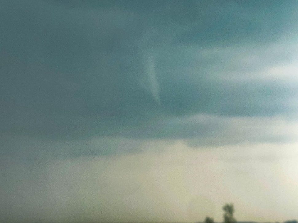 Cold core funnel spotted near Kindersley Monday evening ...
