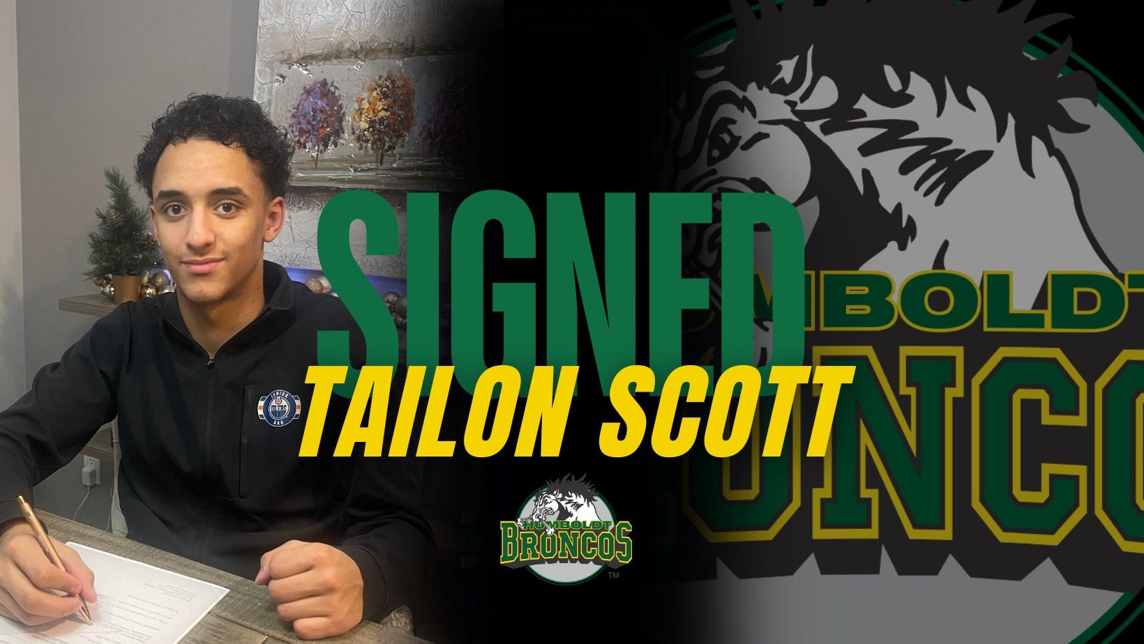 Broncos announce the signings of defencemen Tailon Scott and Liam ...