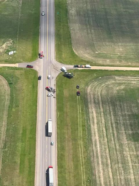 Update: Patient in critical condition after ambulance-tractor crash ...