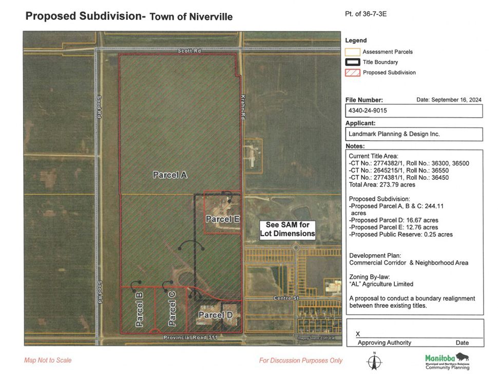Niverville Council approves plan to parcel Artel Farmland ...