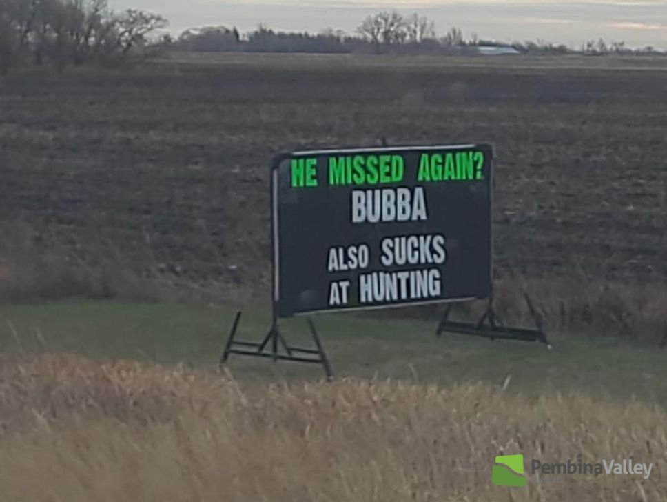 Bubba sucks at hunting...or does he? - PembinaValleyOnline.com - Local ...