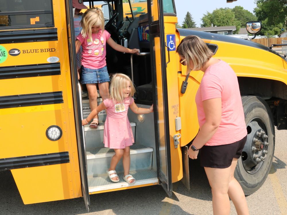 First-time riders learn about bus safety ahead of the big day ...