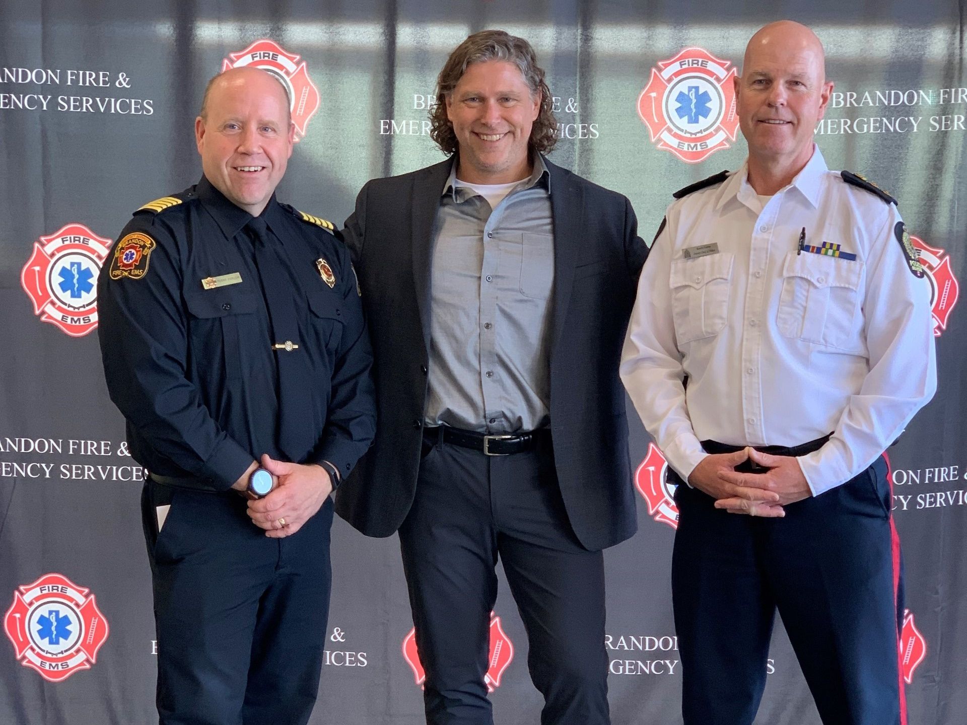 Celebrating 75 Years: Fire Chiefs unite at Brandon Emergency Services ...