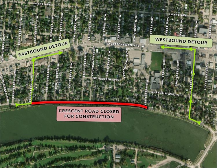 Crescent Road construction expanding to both lanes July 20 ...