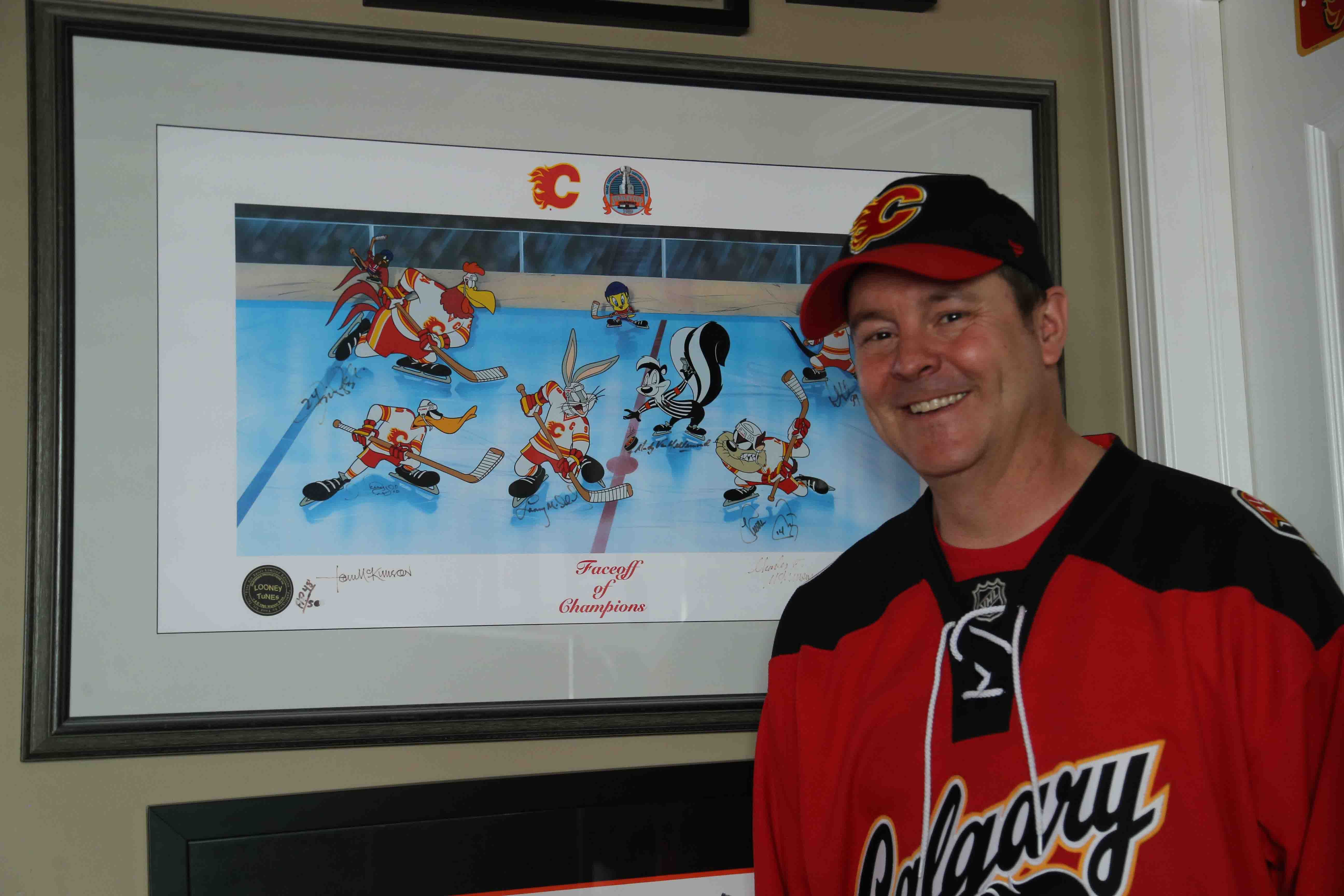 Inside a fan’s Calgary Flames Shrine - DiscoverAirdrie.com - Local News ...