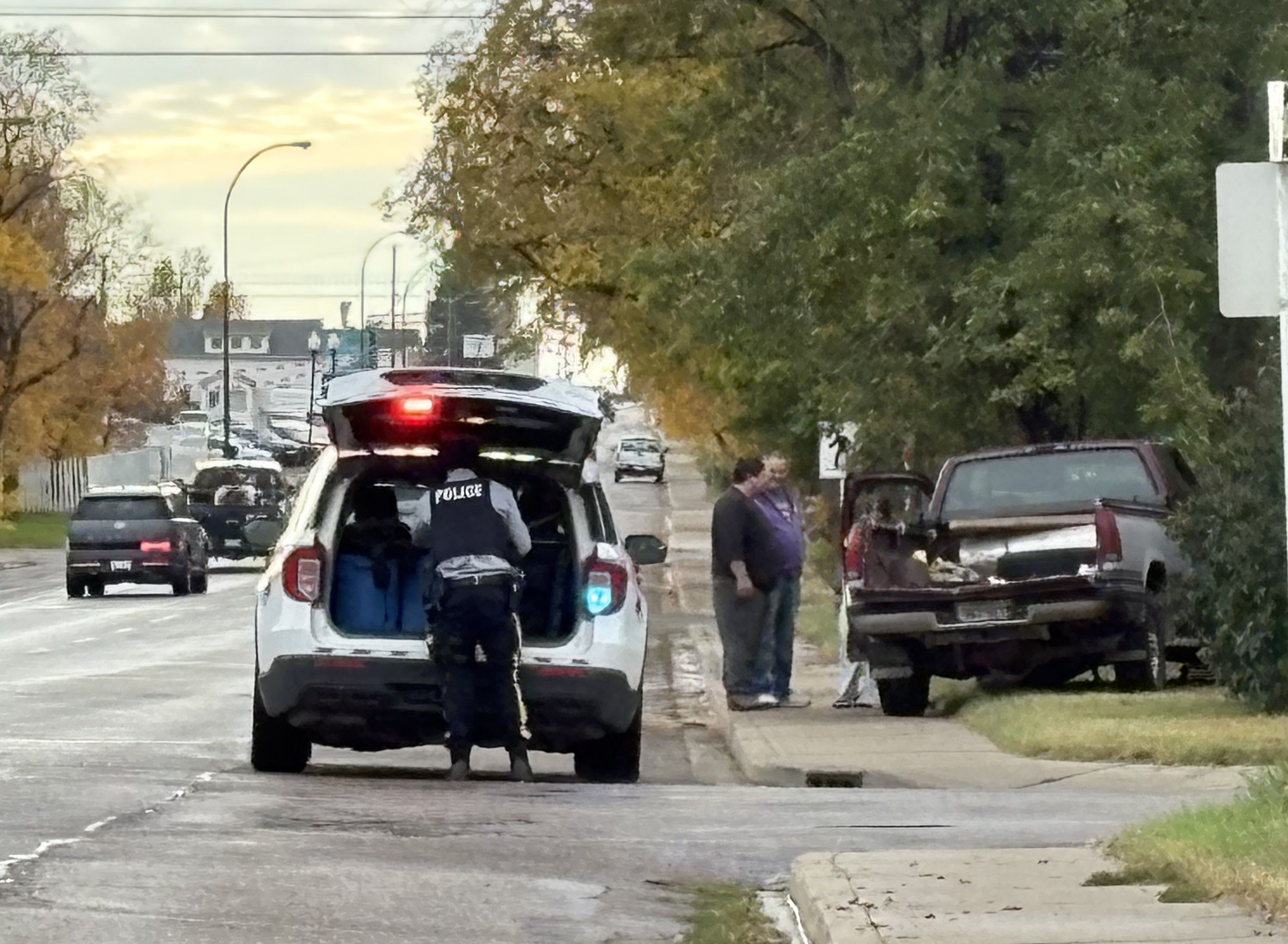 RCMP provide details on downtown collision involving truck in yard ...