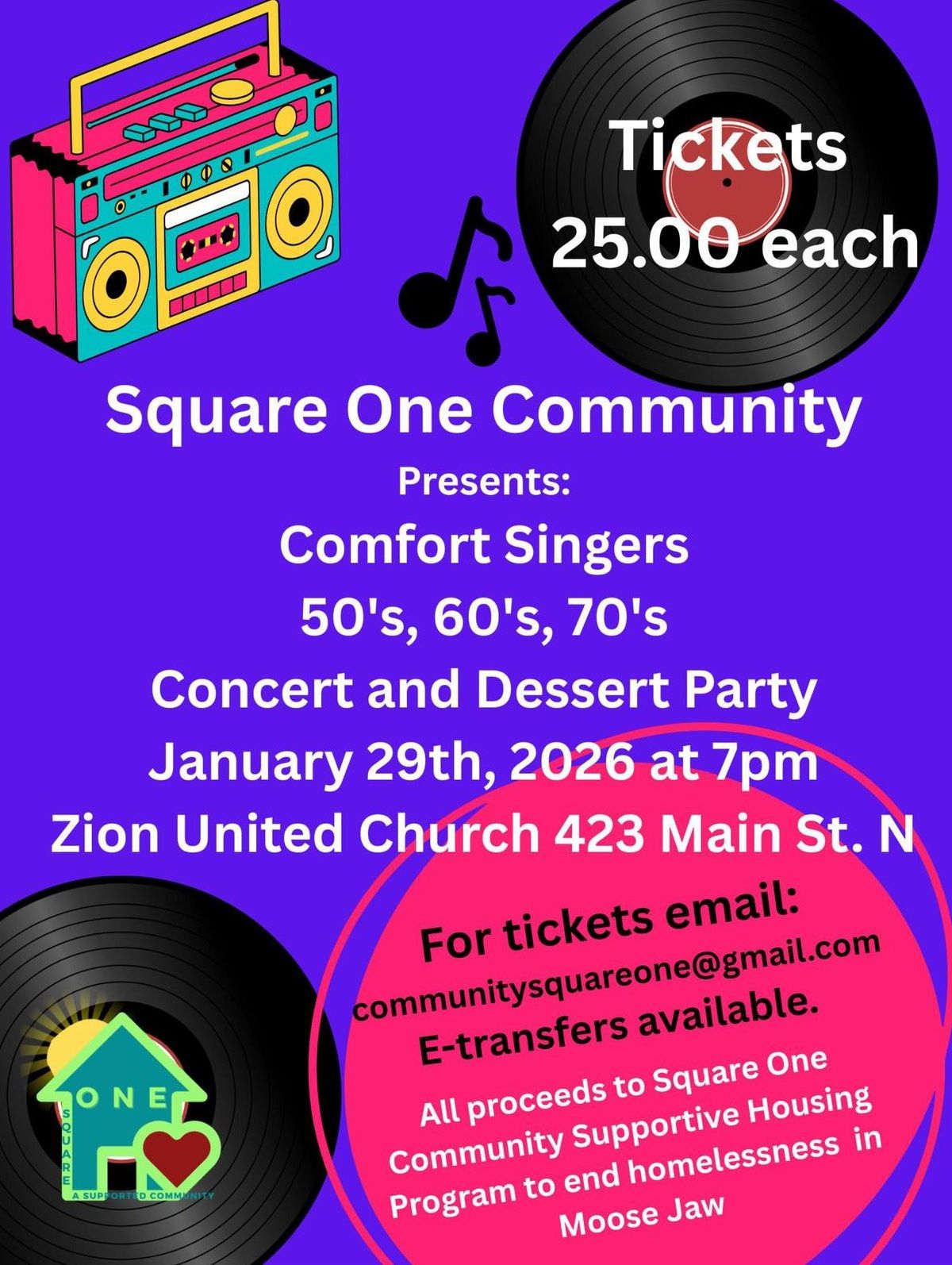Music, dessert and community: Square One hosting Comfort Singers ...
