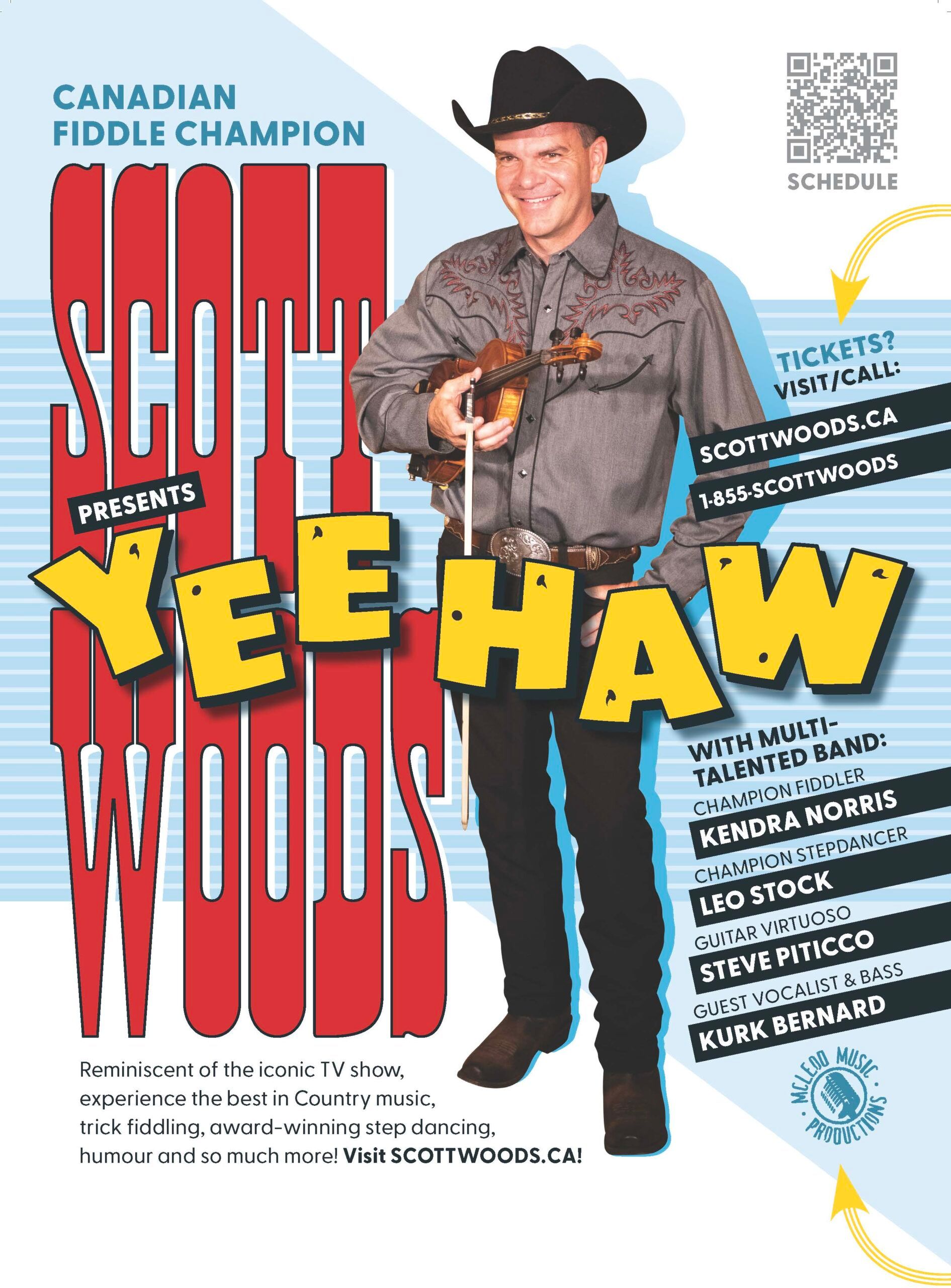 Scott Woods and band bring 'Yee-Haw!' show to Humboldt tomorrow to ...