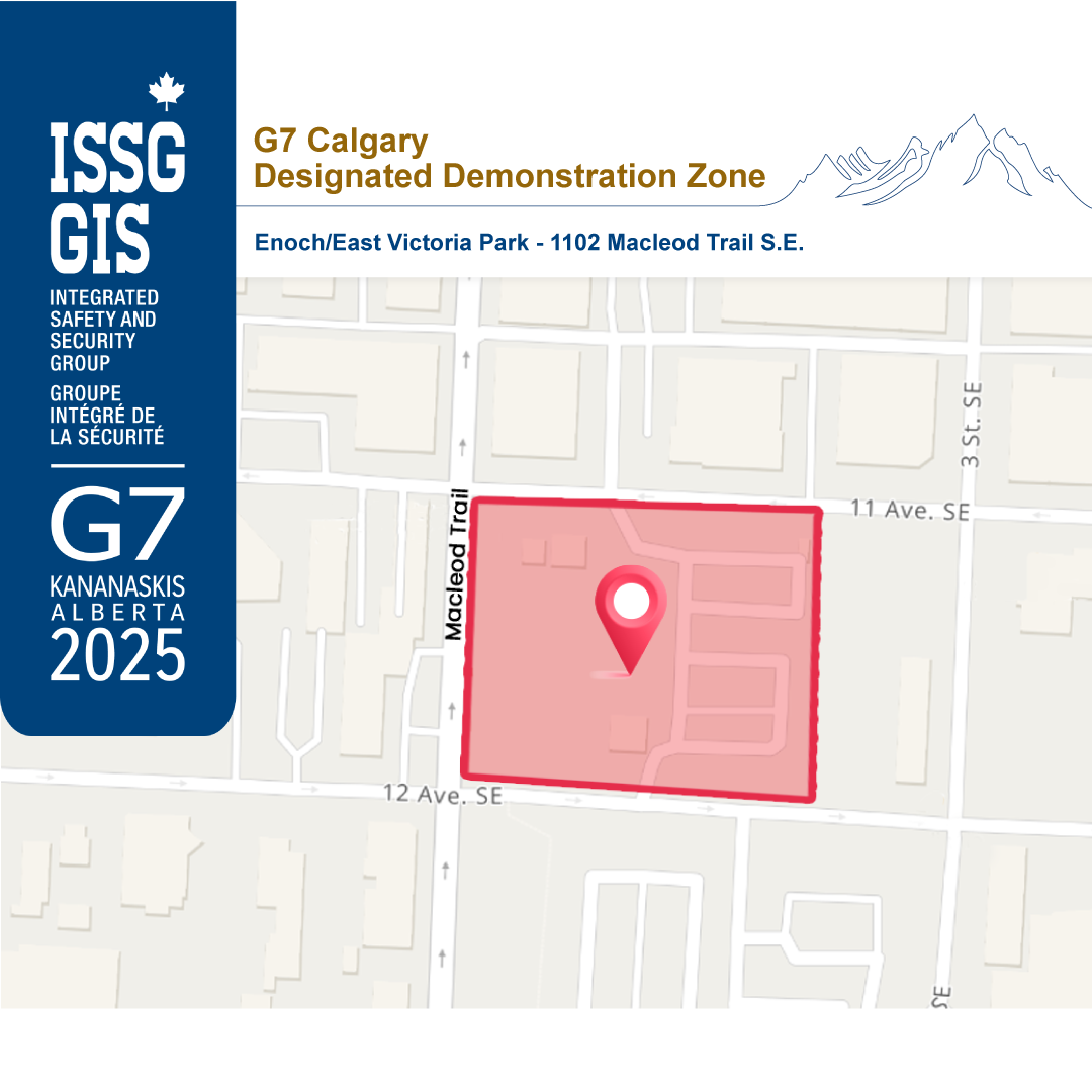 RCMP designates G7 protest zones in Calgary and Banff ahead of summit ...