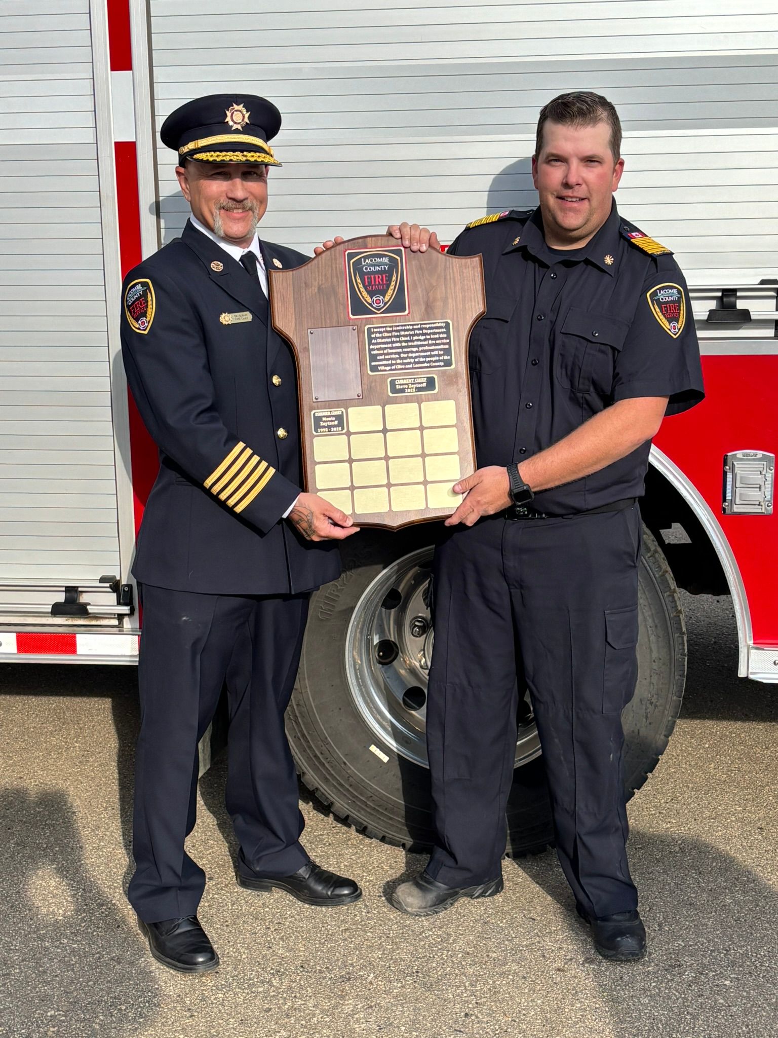 Lacombe County welcomes new fire chiefs to Clive and Alix ...