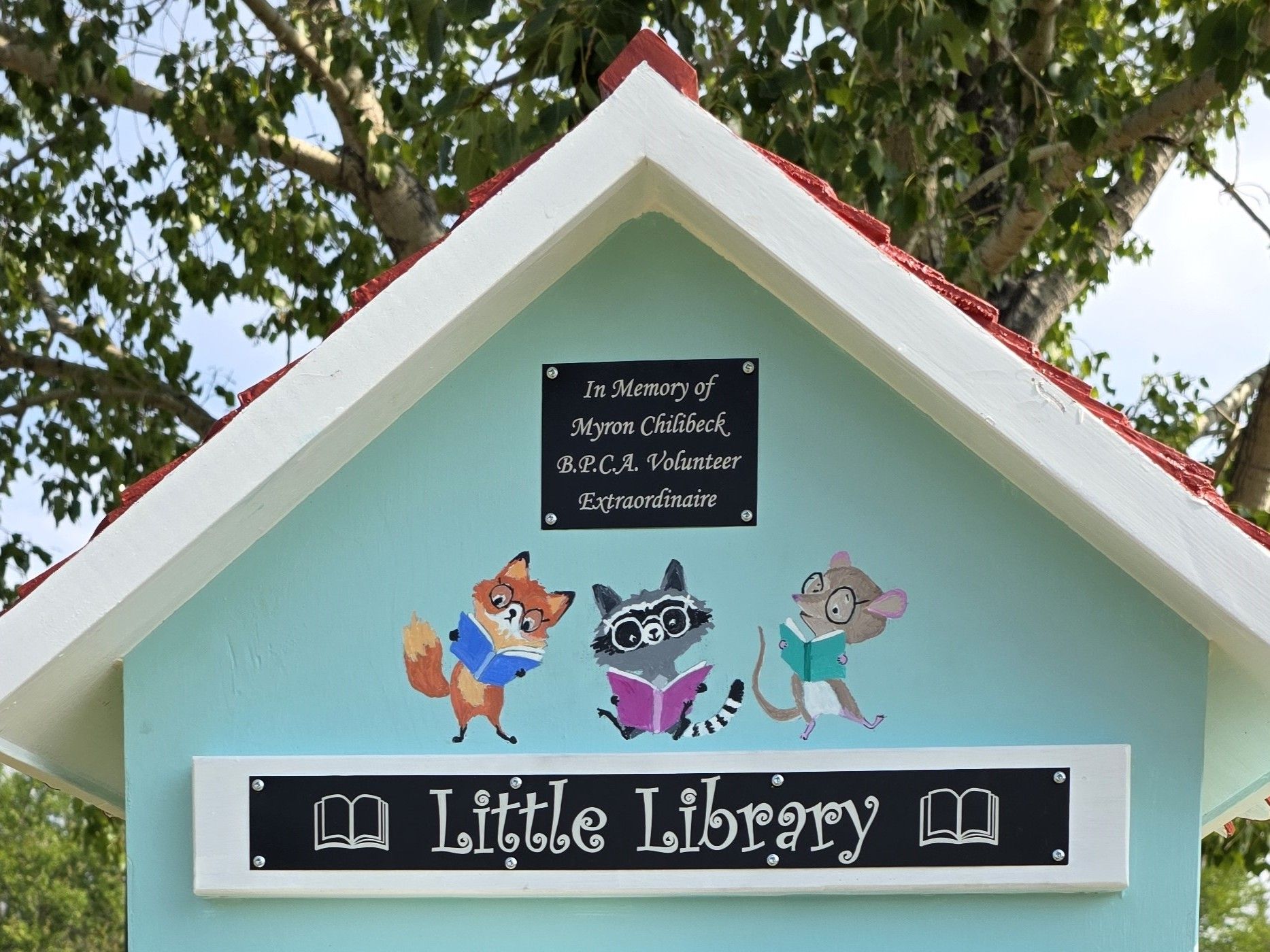 Little Library honours longtime Red Deer volunteer ...