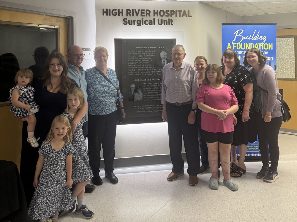 High River Health Care Foundation celebrates donors with recognition ...