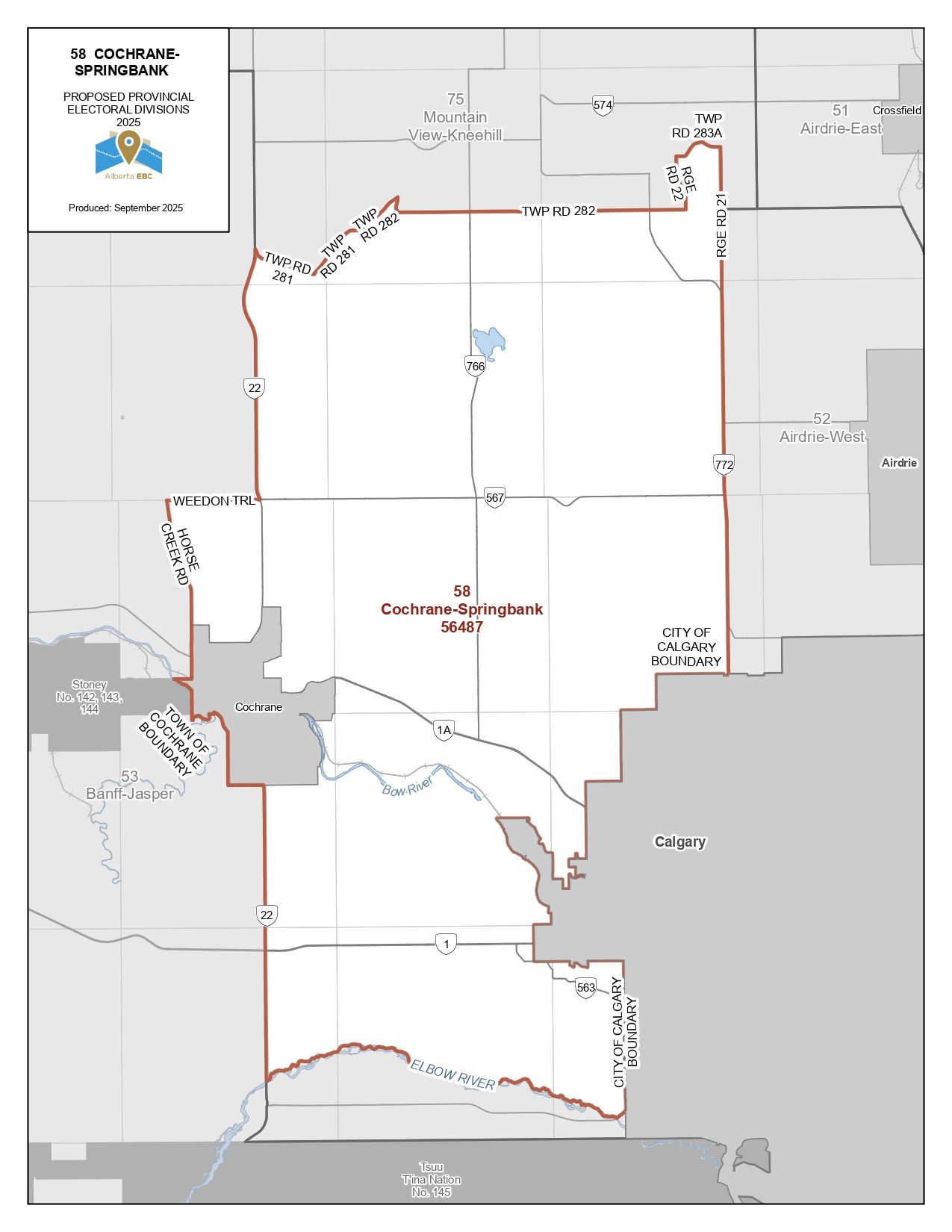 Commission proposes new Airdrie-West electoral division, boundary ...