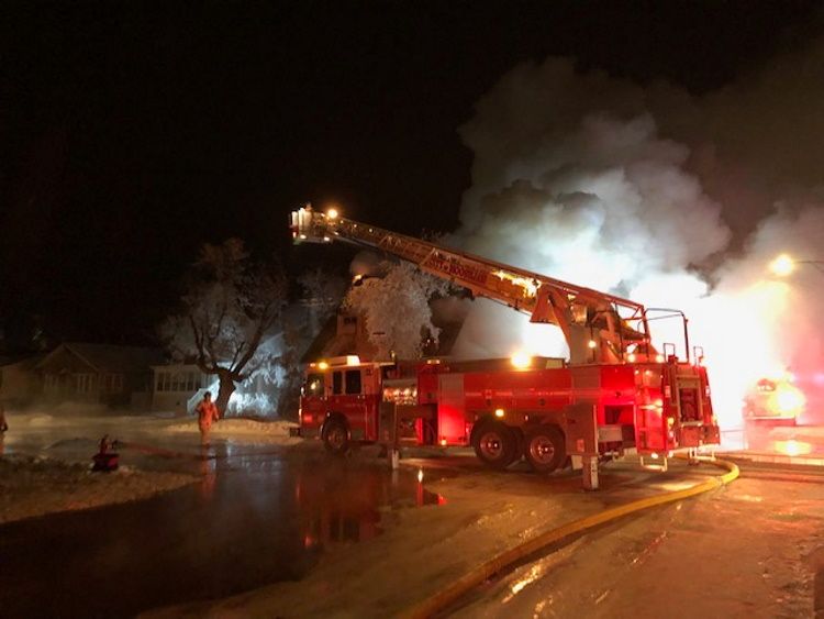 Firefighters battle downtown blaze, occupant safety remains unknown ...
