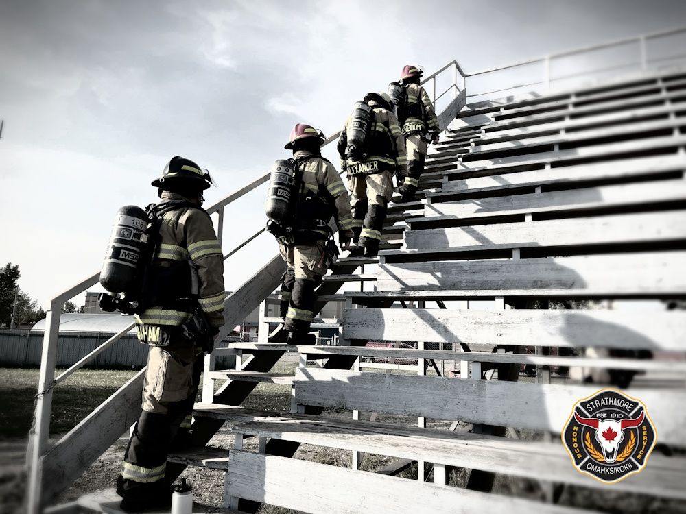 Strathmore firefighters conquer 9/11 stair climb event in full gear ...