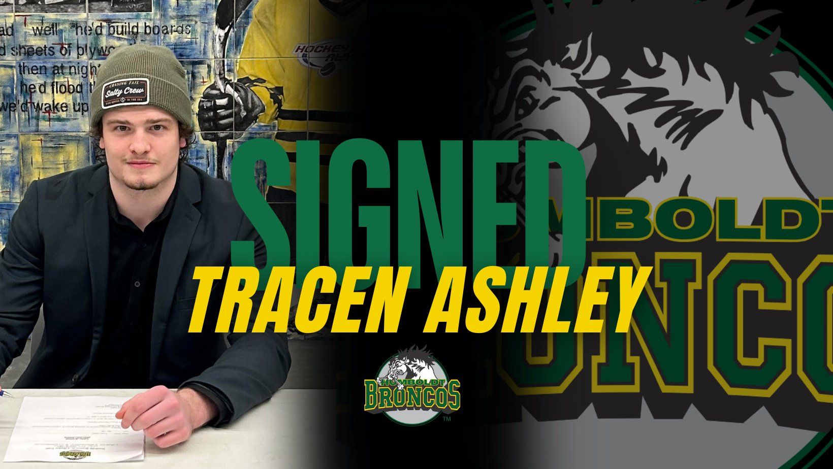 Broncos announced signings of 2008-born defencemen Tracen Ashley and ...