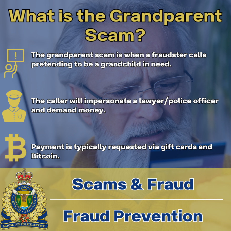 Police remind public about "Grandparent/Parent" scam following recent ...