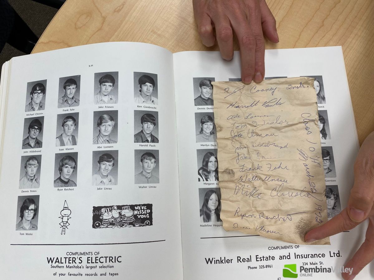 GVC teacher says discovery in brick wall, "made my year" - CHVNRadio ...