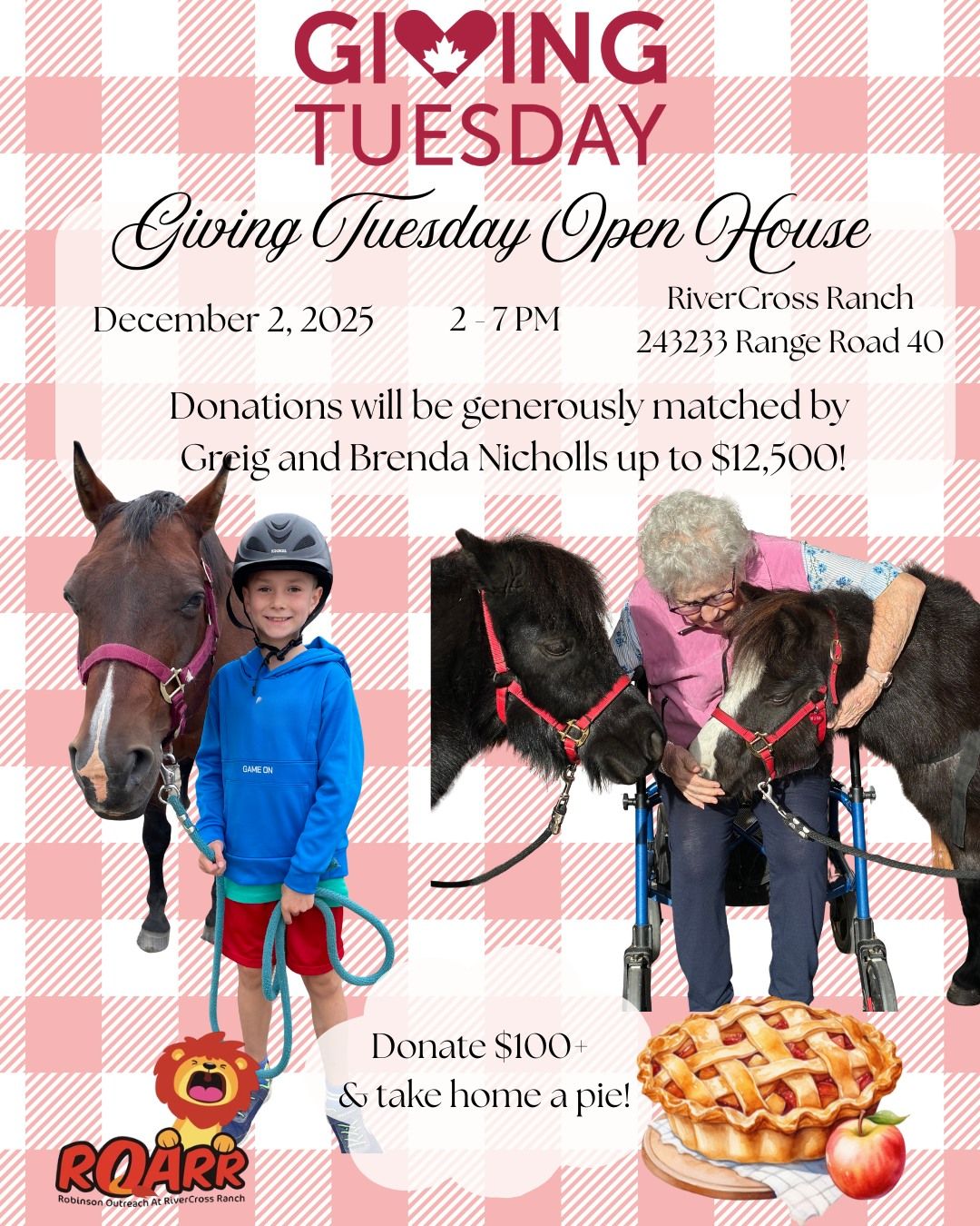 ROARR opens ranch for Giving Tuesday celebration - CochraneNow ...