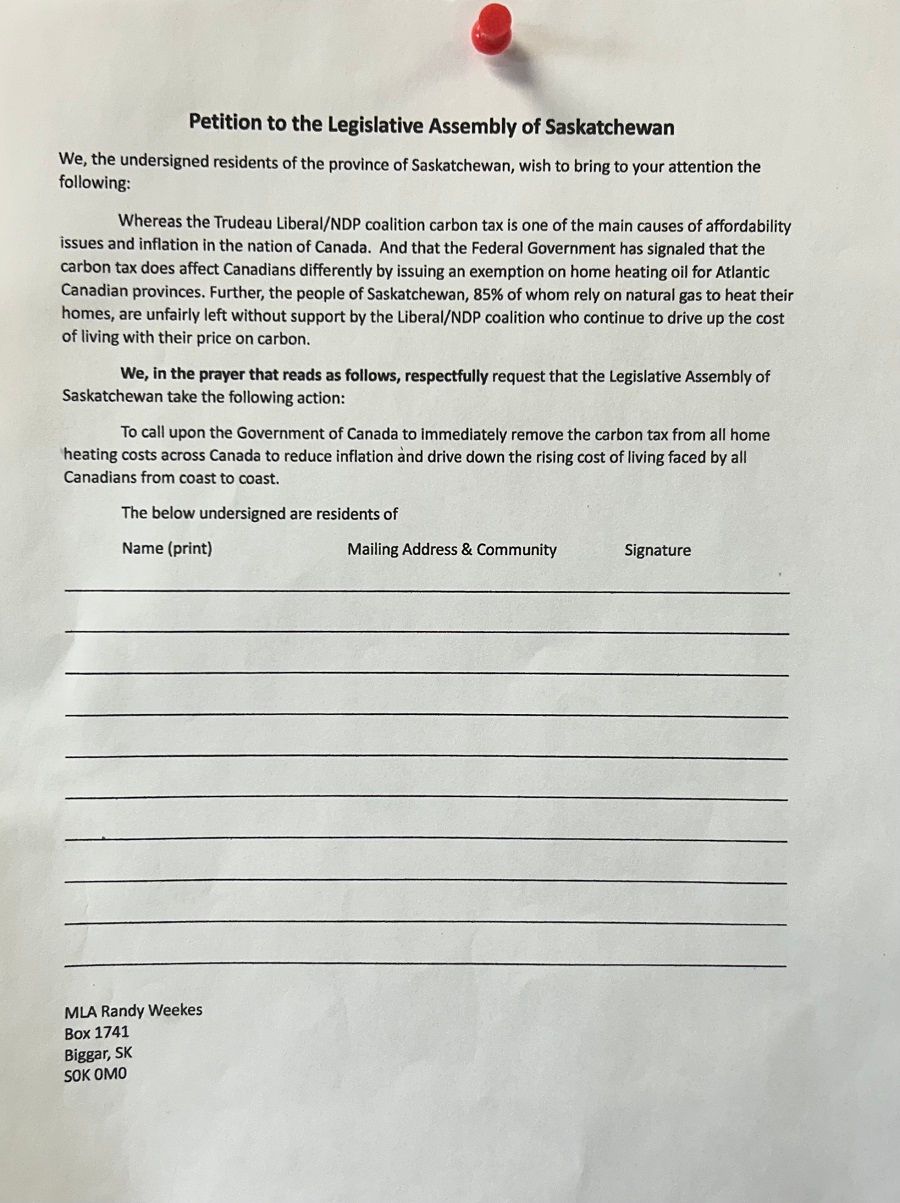 November legislature update with Speaker Randy Weekes ...