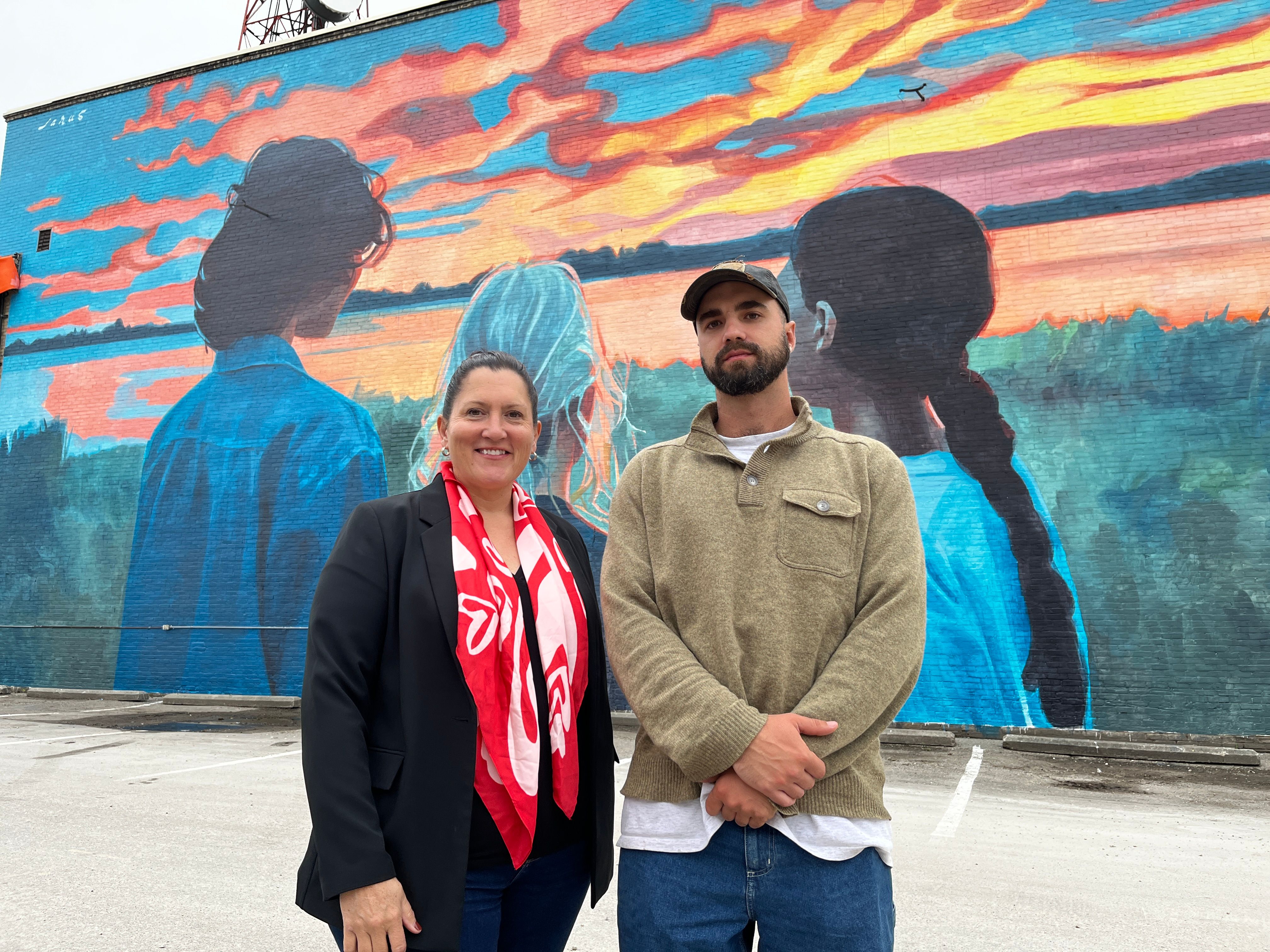 Prairie spirit captured in new Portage mural - PortageOnline.com ...