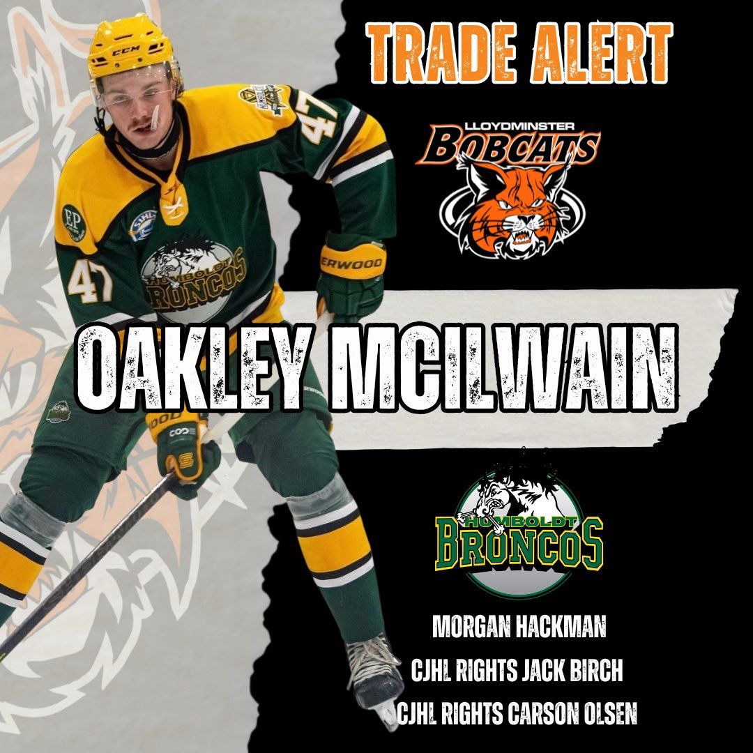 Broncos trade D Oakley McIlwain to Lloydminster (AJHL ...