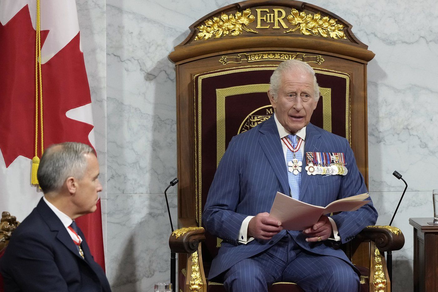 In throne speech, King Charles celebrates a Canada still 'strong and ...