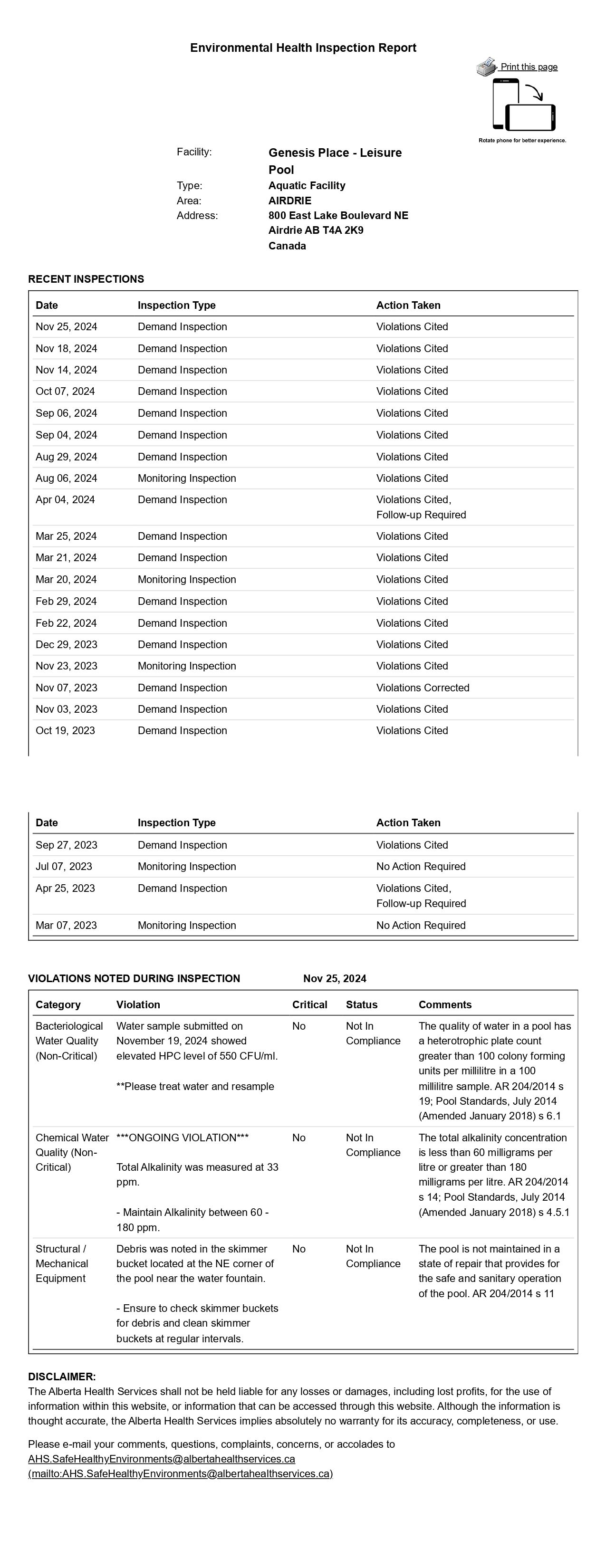 More details on temporary pool closure in Airdrie - DiscoverAirdrie.com ...