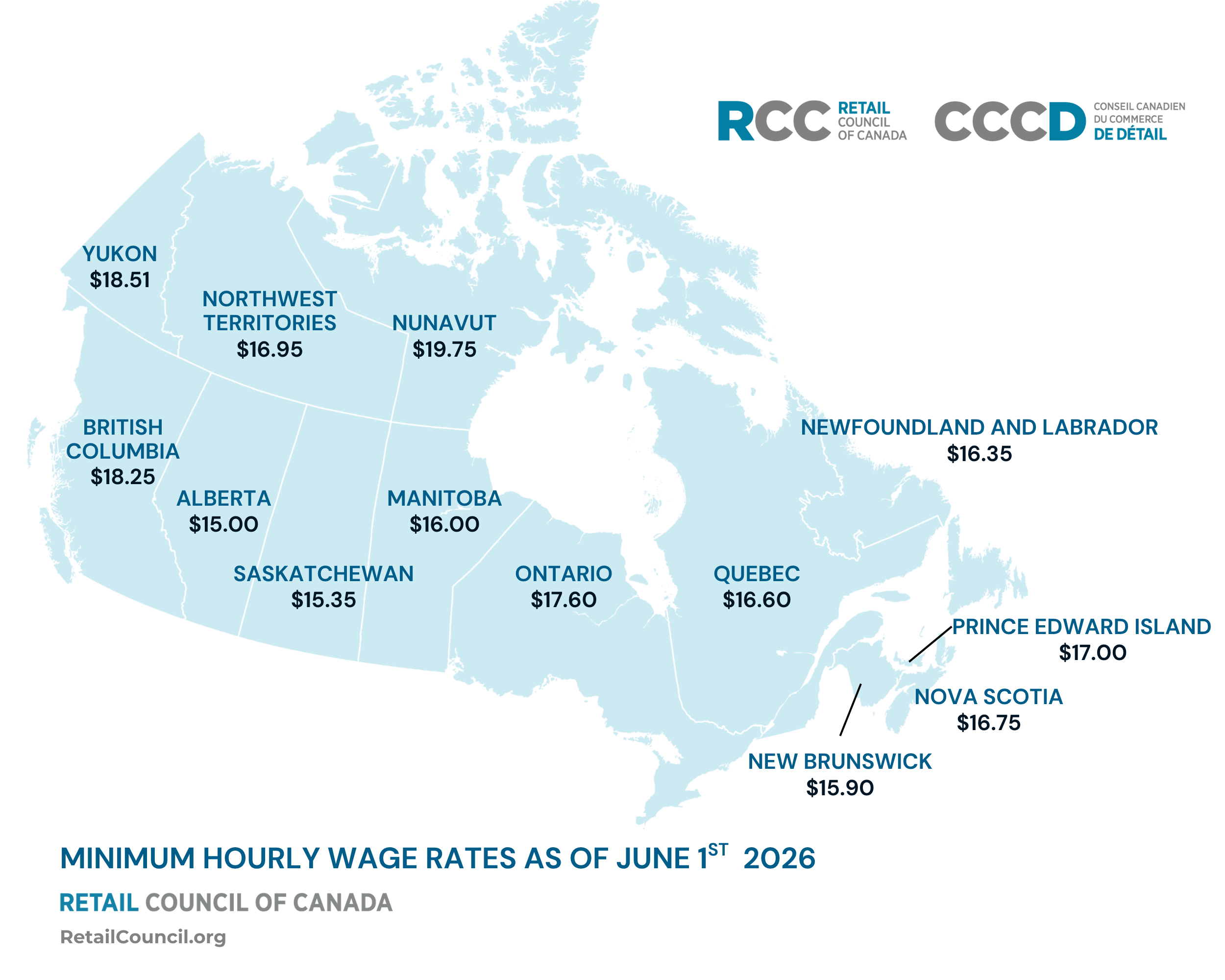 Minimum wage rates across Canada: How Alberta compares ...