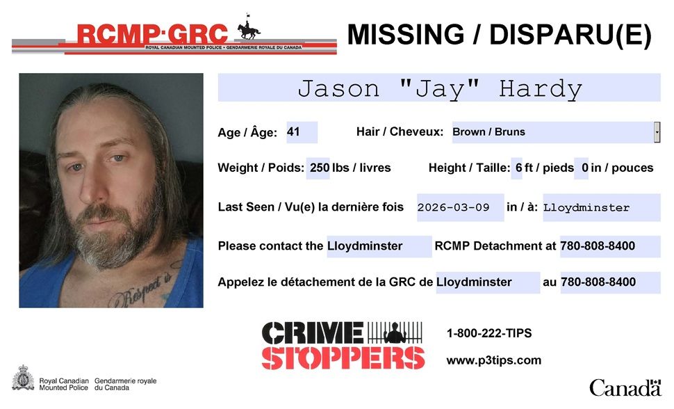 RCMP seeking public’s help to locate missing Lloydminster man ...