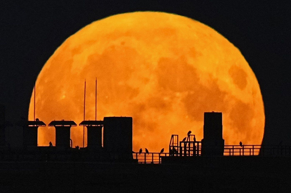 Photo Gallery: August's supermoon shines in skies around the world ...